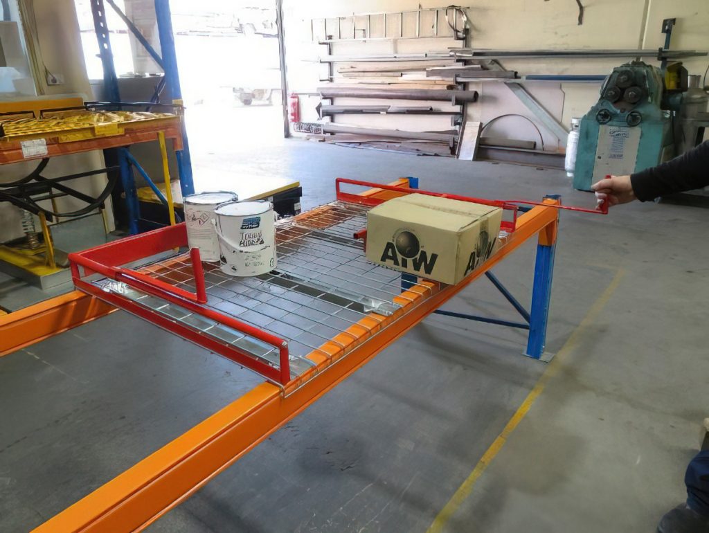 Mesh Deck Slide Pickers | Safer Racking Access Australia